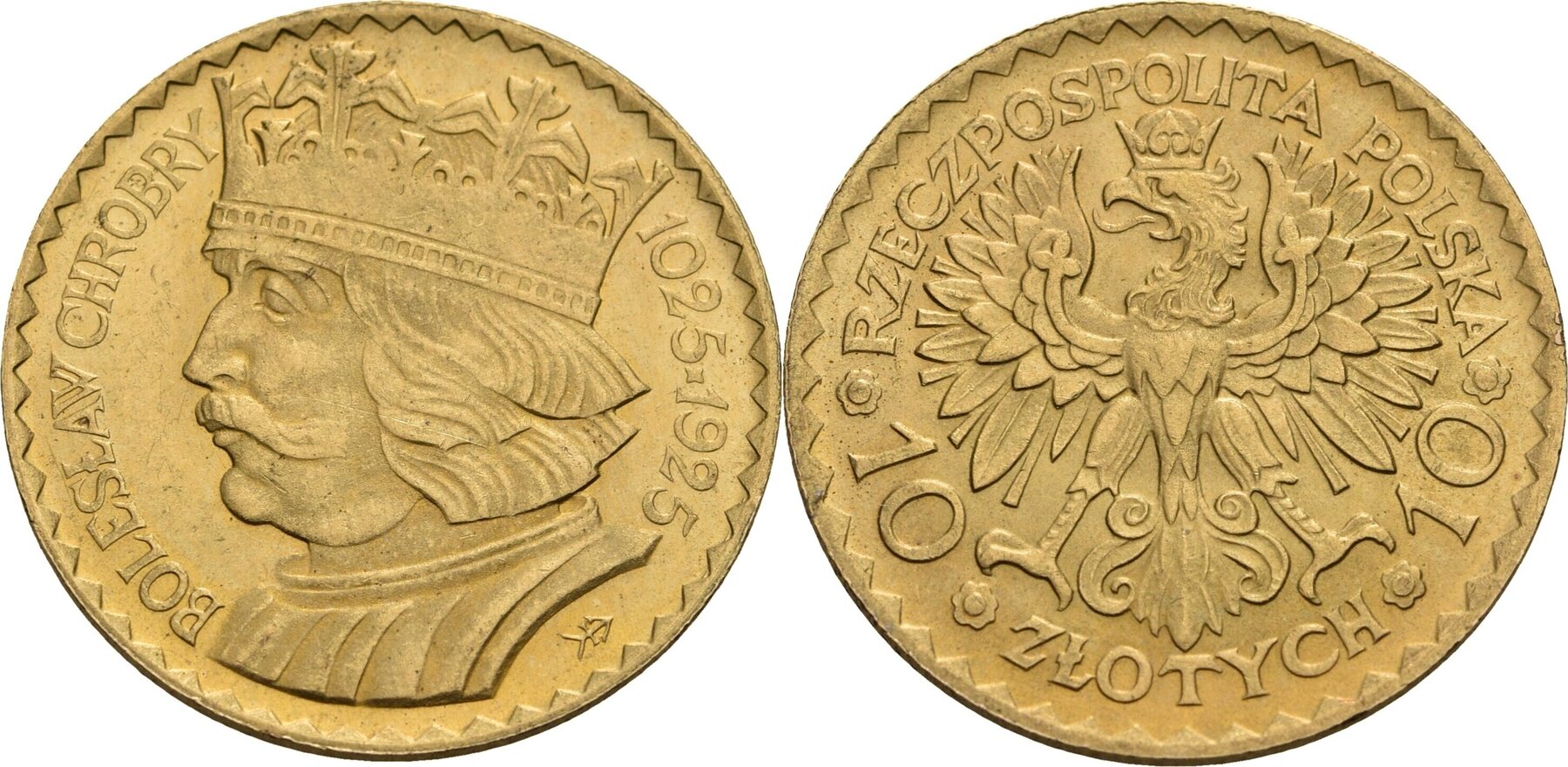 Polen 10 Zlotych, Warschau 1925 Republik, 1919-1939 aEF / EF | MA-Shops