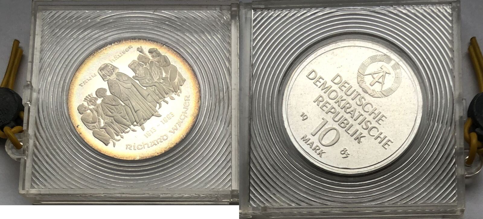 DDR 10 Mark 1983 Richard Wagner Proof OVP | MA-Shops