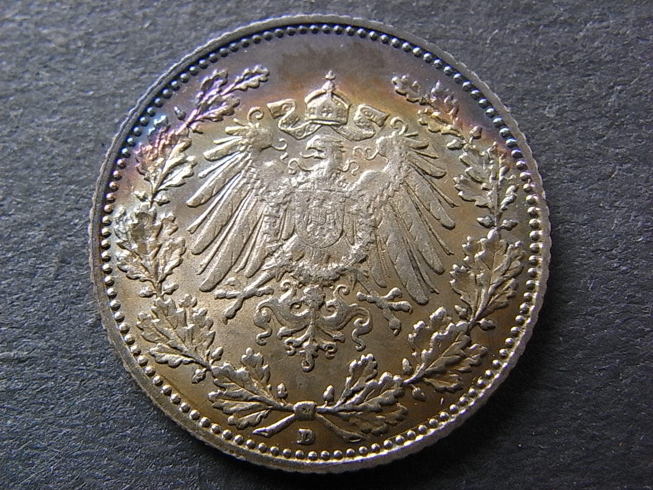Deutsches Reich 1/2 Mark 1905 D BU (MS65-70) | MA-Shops
