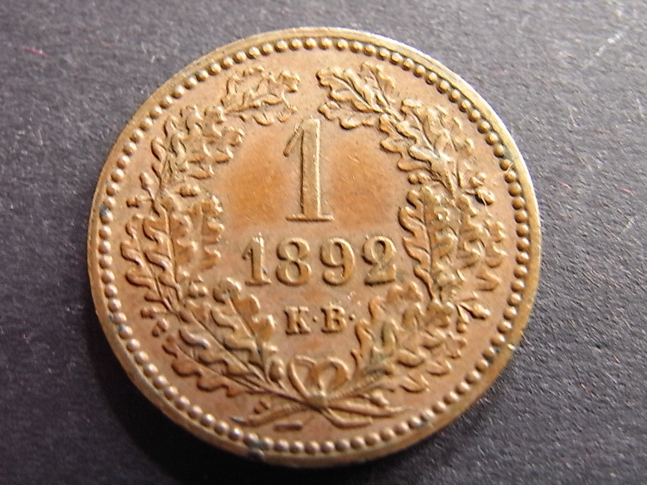 Ungarn 1 Kreuzer 1892 KB VF+ | MA-Shops