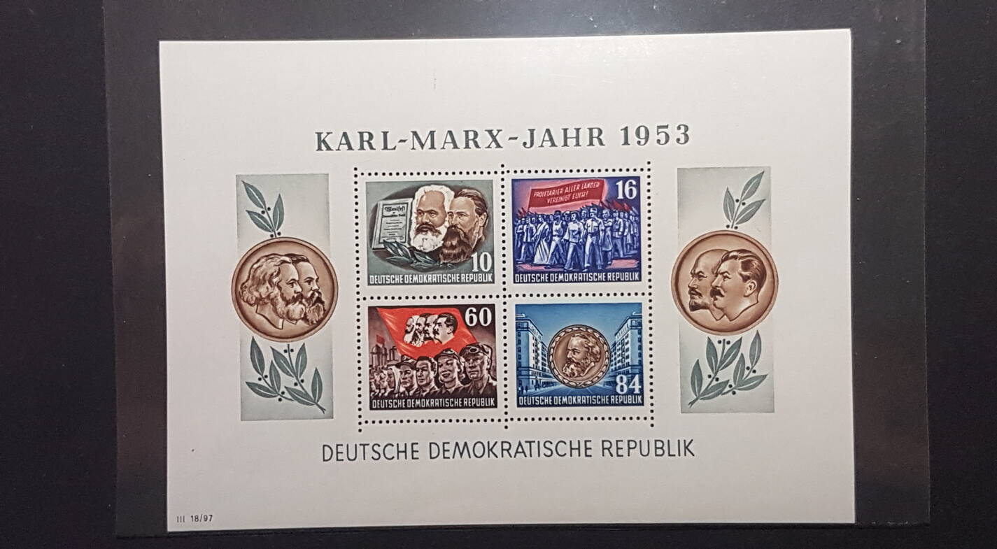 DDR Block Karl-Marx-Jahr 1953 **Postfrisch | MA-Shops