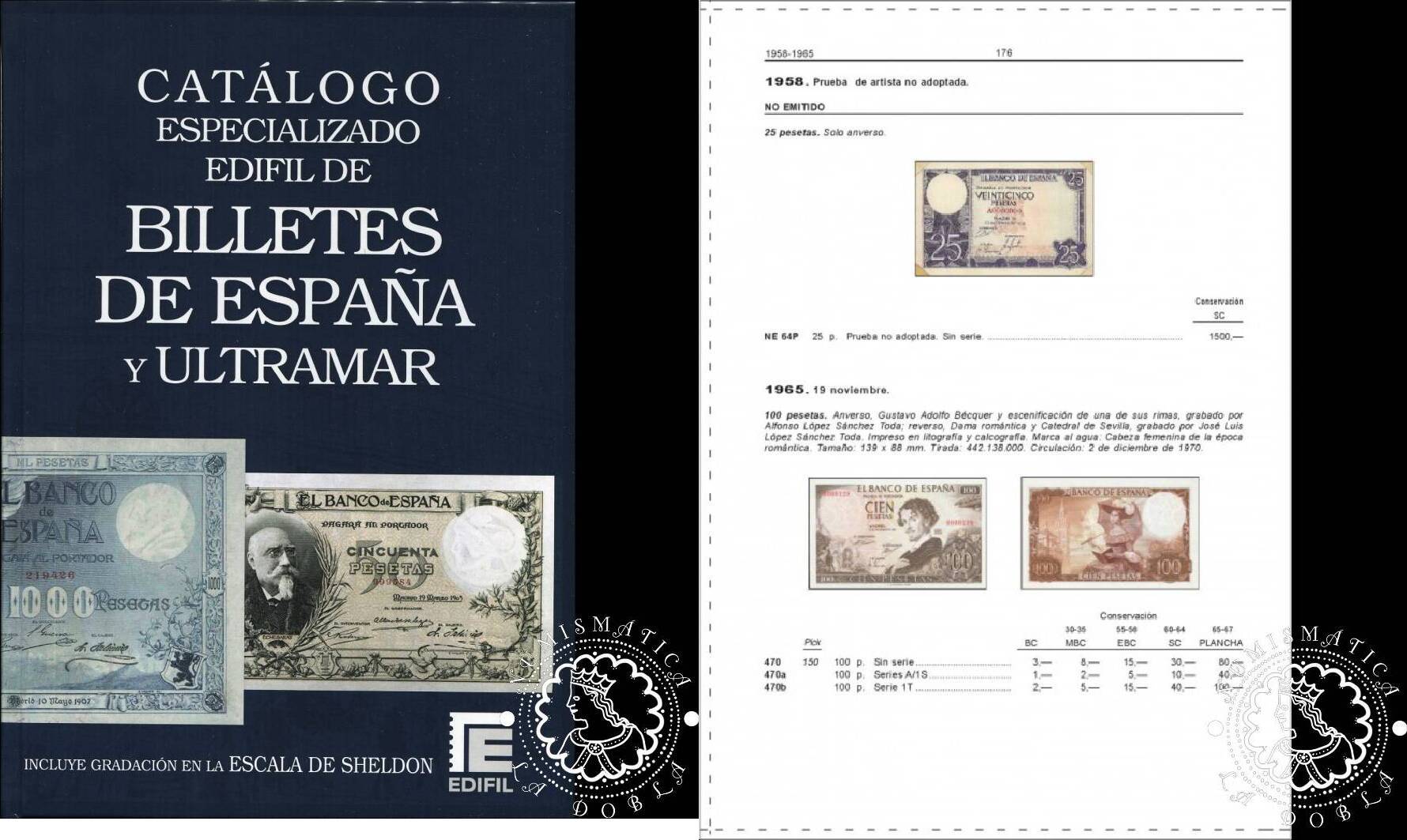 BANKNOTES CATALOG 2023 Specialized Catalog of Banknotes from Spain and ...