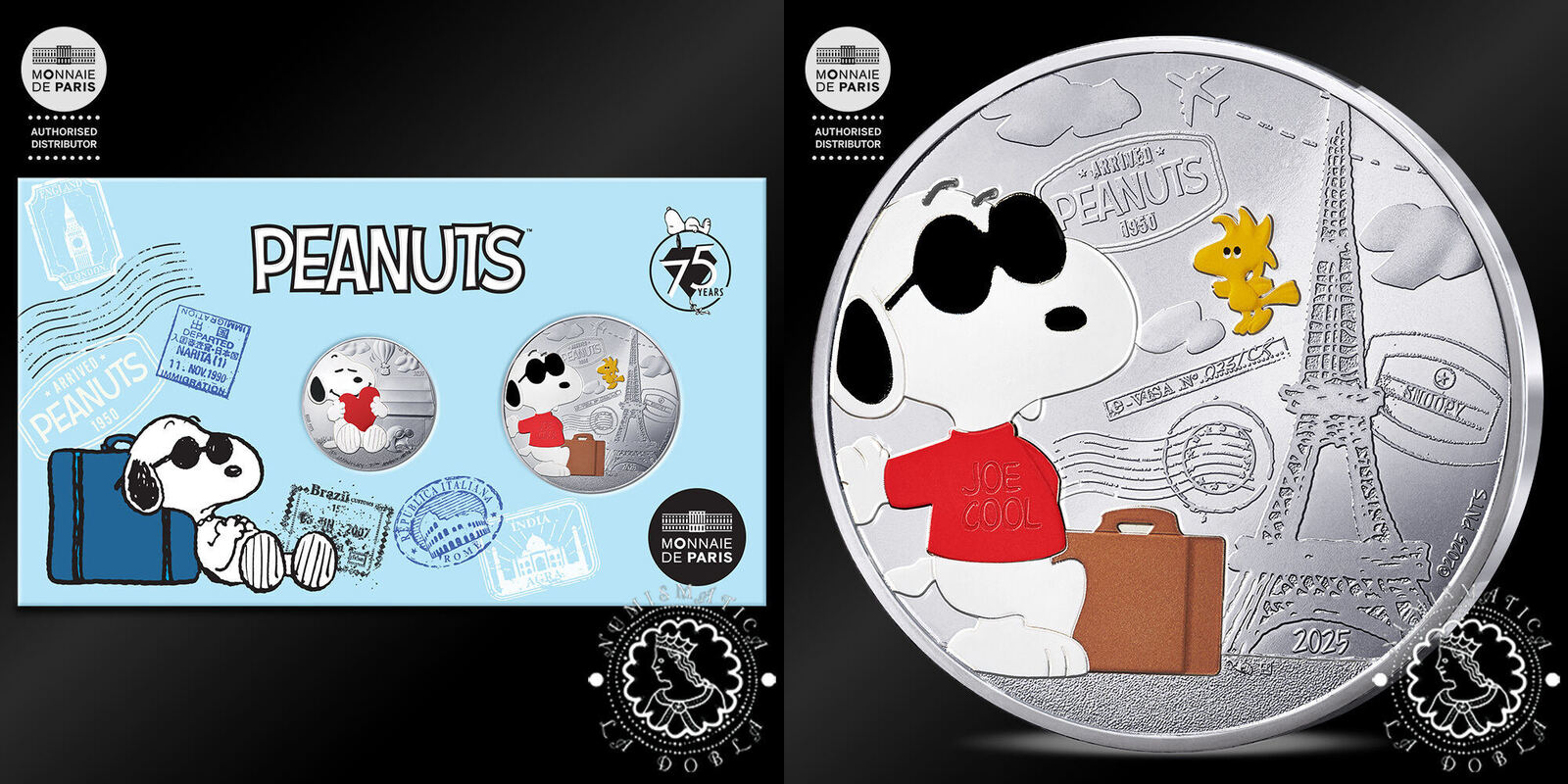 France 2025 Pack 10 EURO & 50 EURO – Snoopy (Peanuts) – UNC | MA-Shops