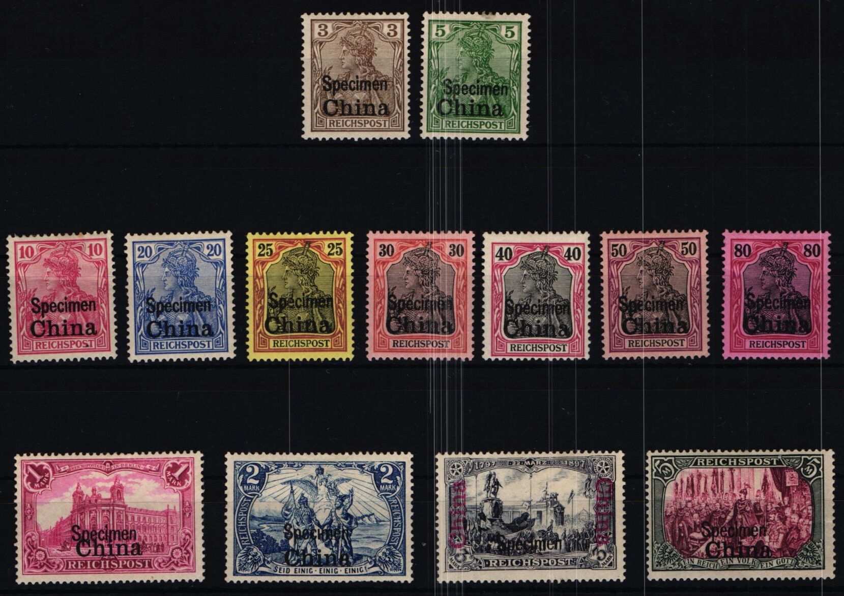 Deutsche APA China 15 SP-27 SP mit Falz Specimen Fotoattest Jäschke BPP ...