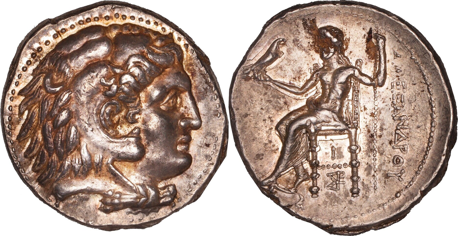 tetradrachm 336-323 BC v. Chr. MACEDONIAN KINGDOM Alexander III the ...