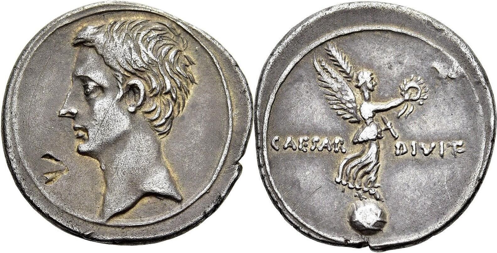 Denarius 27 BC The Roman Empire Octavian 32 – Sierra collection ...