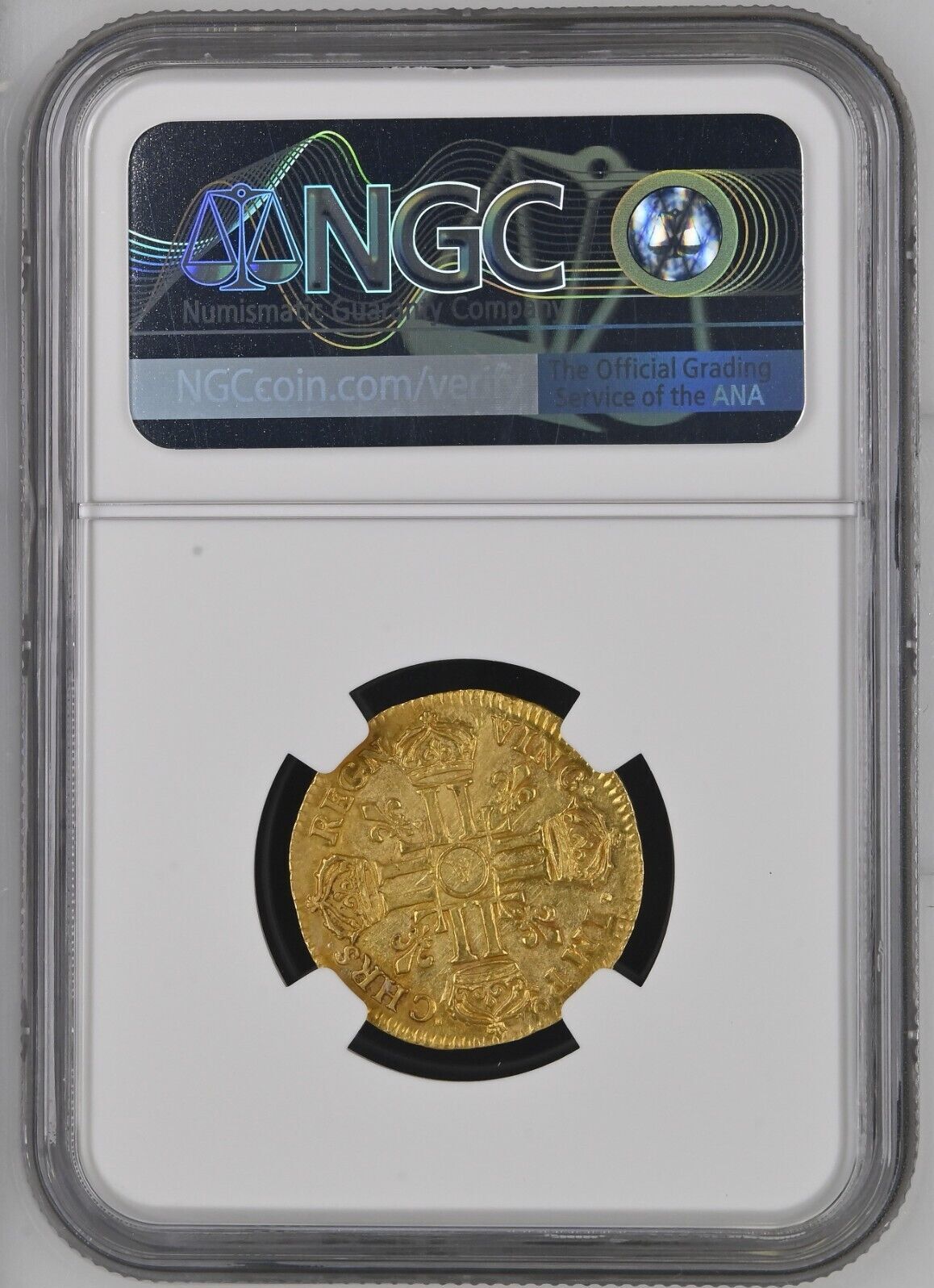 France Louis d'or 1680 Louis XIV à la tête virile Paris Splendide NGC ...