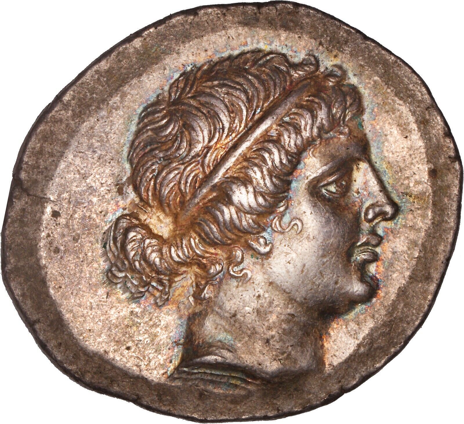 Tetradrachm AEOLIS Kyme ÉOLIDE CYMÉ Tétradrachme stéphanophore Fleur de ...