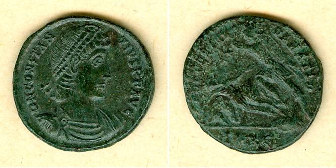 Antikes Rom Maiorina Flavius Julius CONSTANTIUS II. vz/ss- [351-354 ...