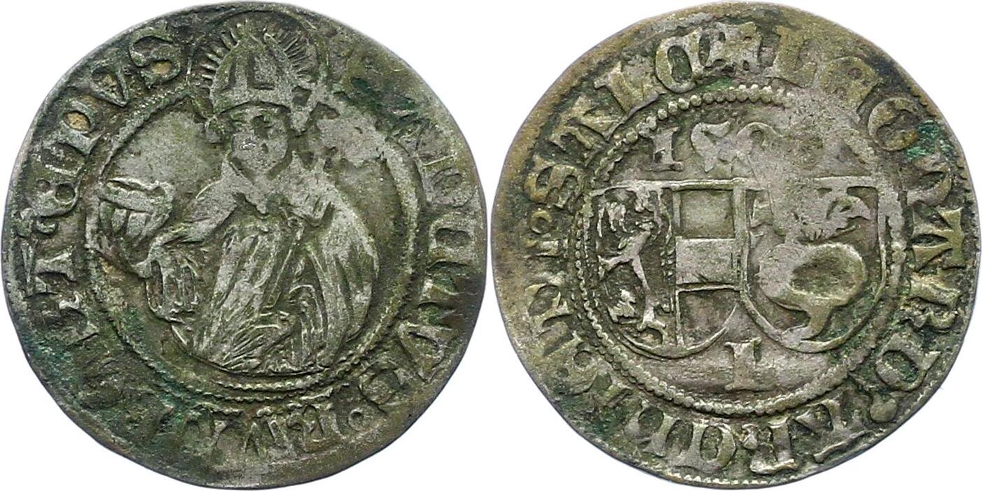 Salzburg Batzen 1500 Leonhard von Keutschach 1495-1519. Prägeschwäche ...