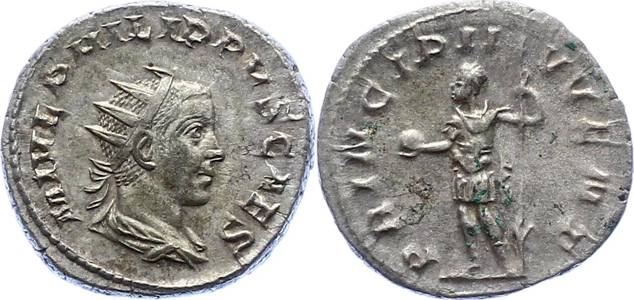 Kaiserzeit Antoninian 244-249 n. Chr. Philippus II. 244-249. EF | MA-Shops