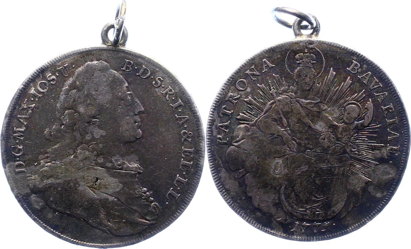 Bayern Madonnentaler 1775 Maximilian III. Joseph 1745-1777. Am Henkel ...
