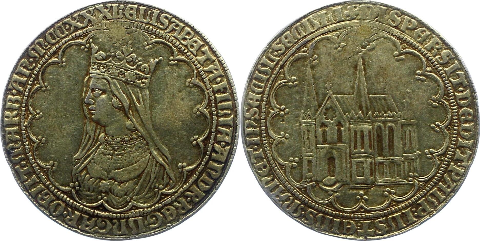 Ungarn Andreas II. 1205-1235. Gestopftes Loch, Bearbeitungsspuren am ...