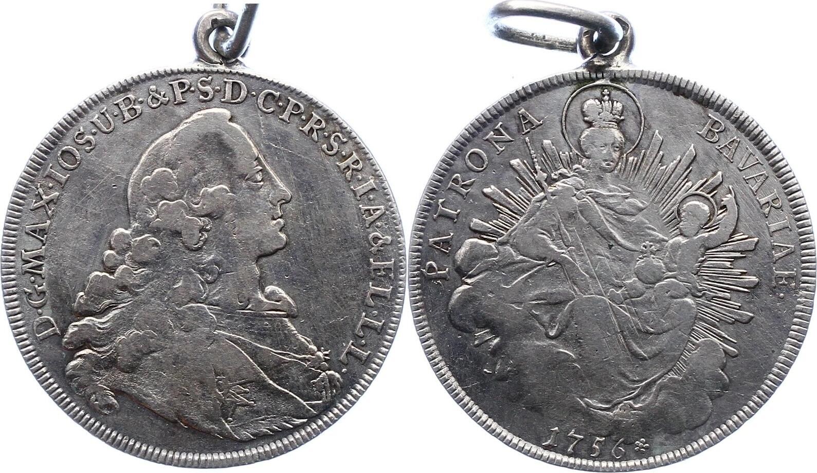 Bayern Madonnentaler 1756 Maximilian III. Joseph 1745-1777. Am Henkel ...