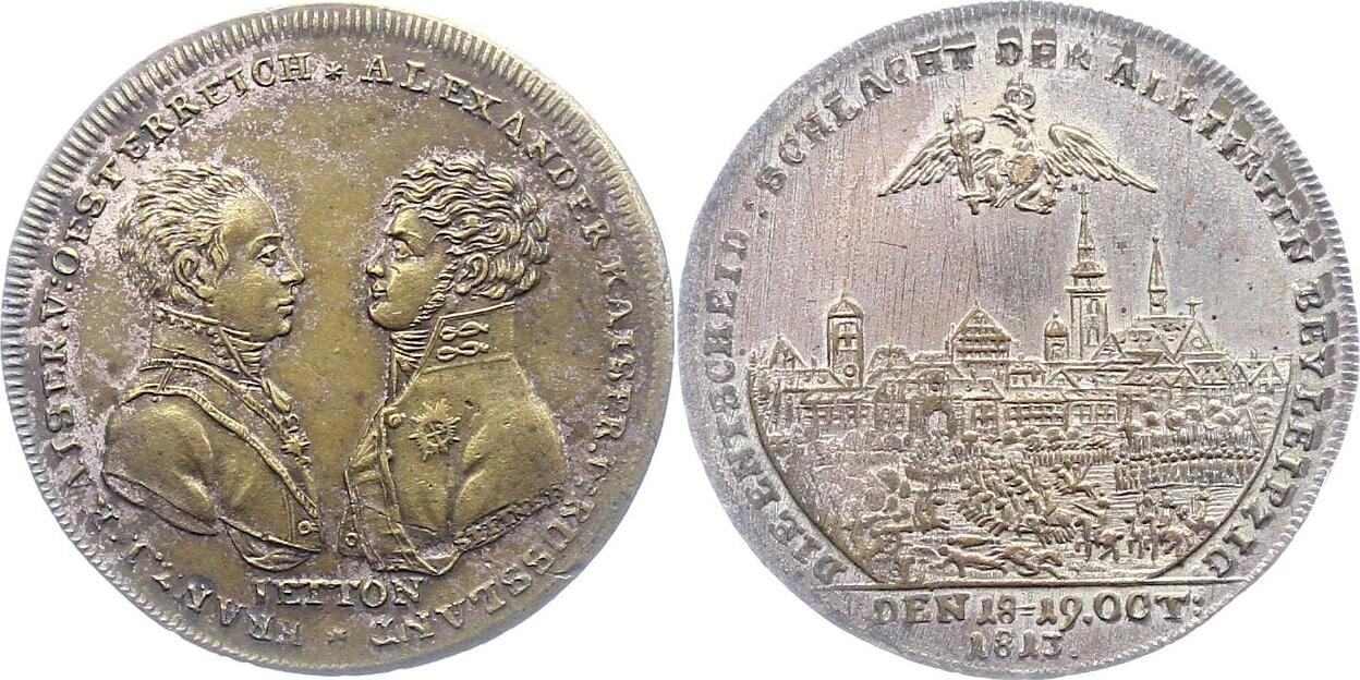 Russland Versilberter Messingjeton 1813 Alexander I. 1801-1825. UNC ...