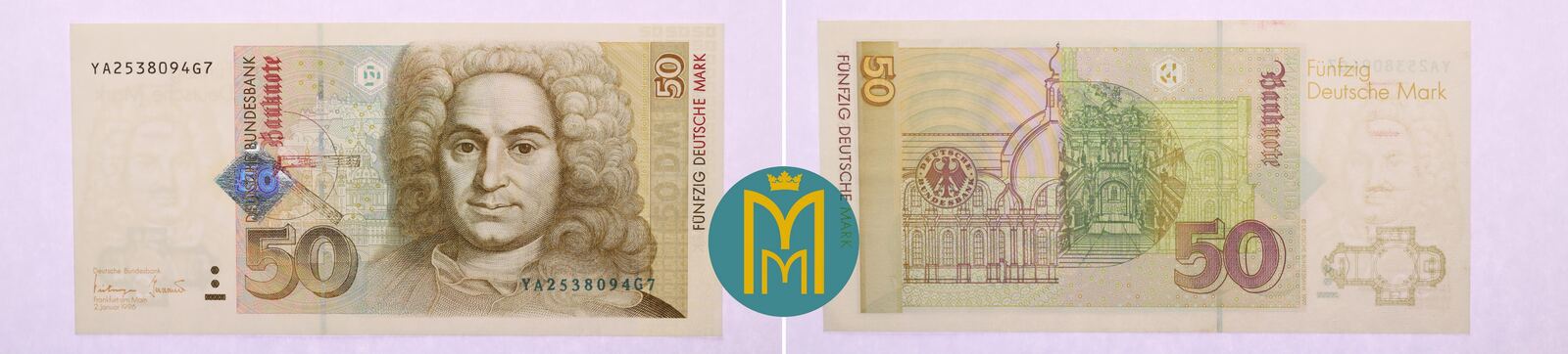 Deutschland - BRD 50 DM 1996 Geldschein Balthasar Neumann UNC- | MA-Shops