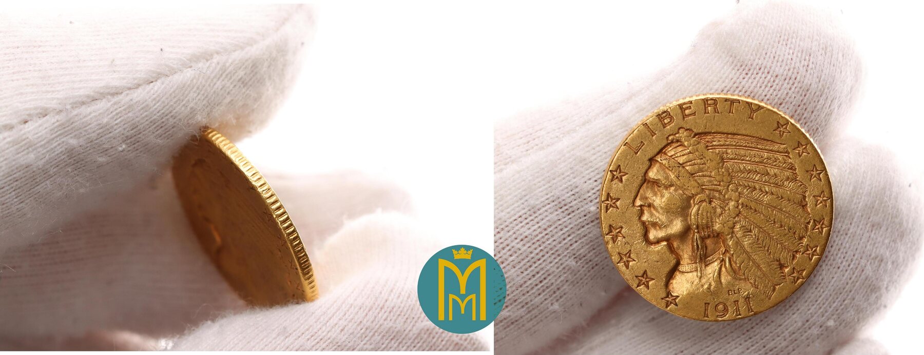 USA 5 Dollar 1911 Indian Head VF-EF | MA-Shops