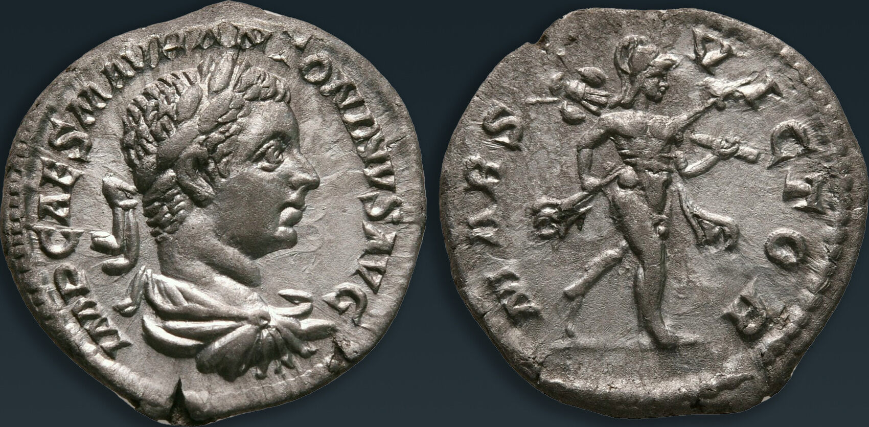 Roman Empire Elagabal Denarius AR. AD 218-222. Rome | MA-Shops