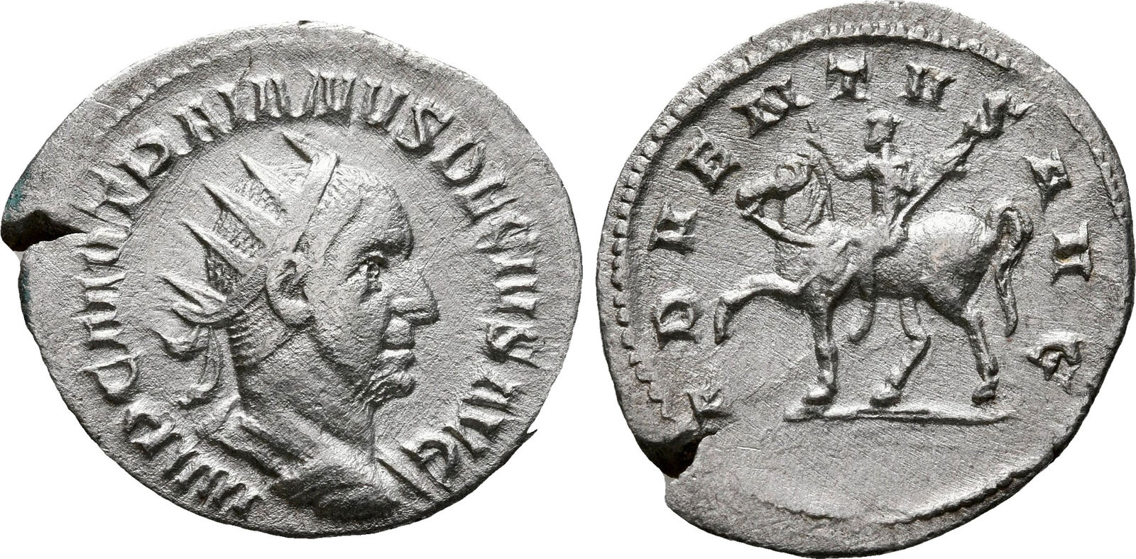 Trajan Decius AR Antoninianus. Rome, AD 249-251. | MA-Shops