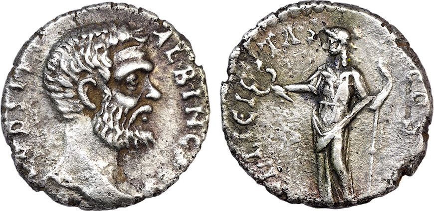 Clodius Albinus. As Caesar, AD 193-195. AR Denarius Alexandria mint ...