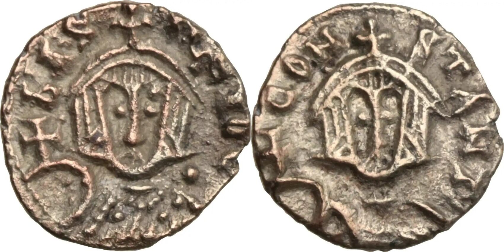 Basil I the Macedonian, with Constantine, 867-886. Semissis (Gold) | MA ...