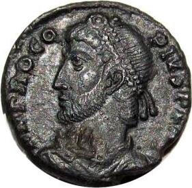 Roman Empire AE3 365-366 AD. Procopius, REPARTIO FEL TEMP - Emperor ...