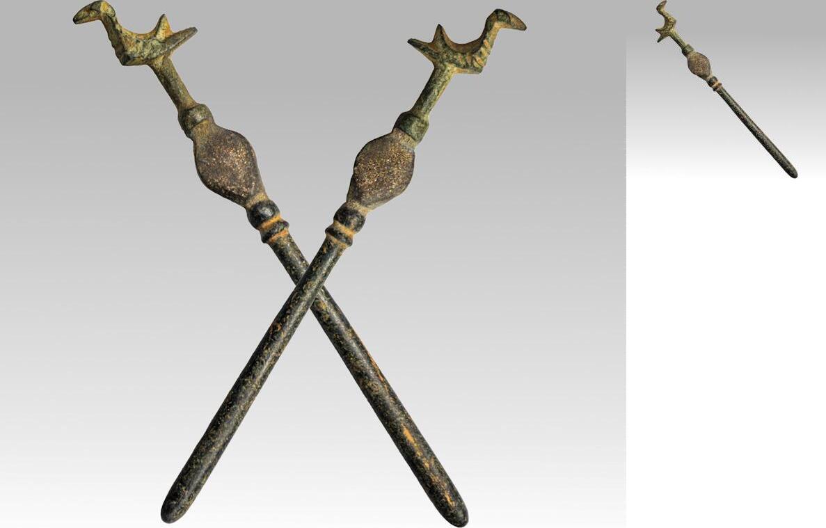 Roman Empire 100 A.D.-400 A.D. Ancient Roman Figurine, instrument ...