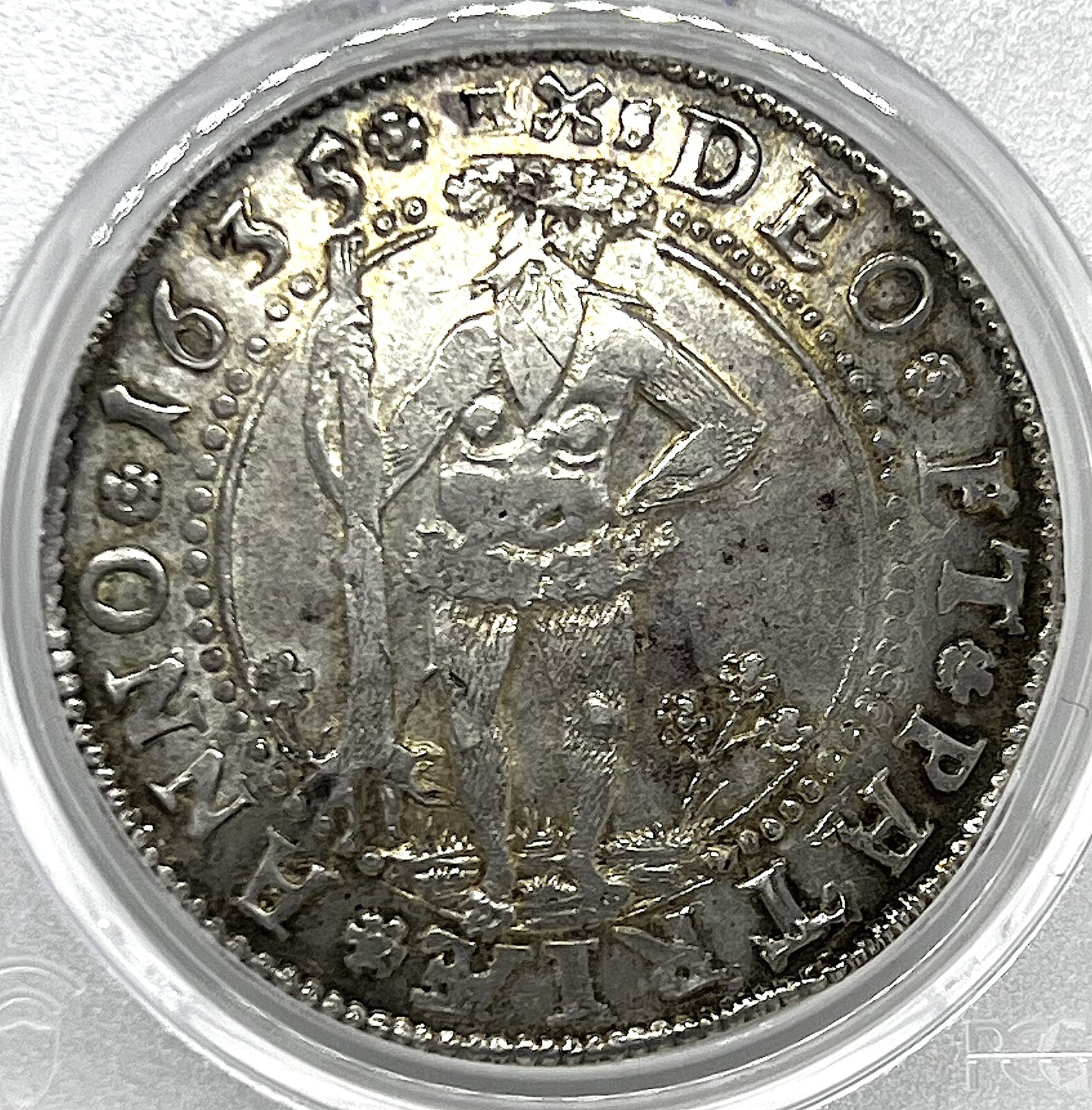 Brunswick-Wolfenb. German State Brunswick-Wolfenbuttel 1635 Taler Coin ...