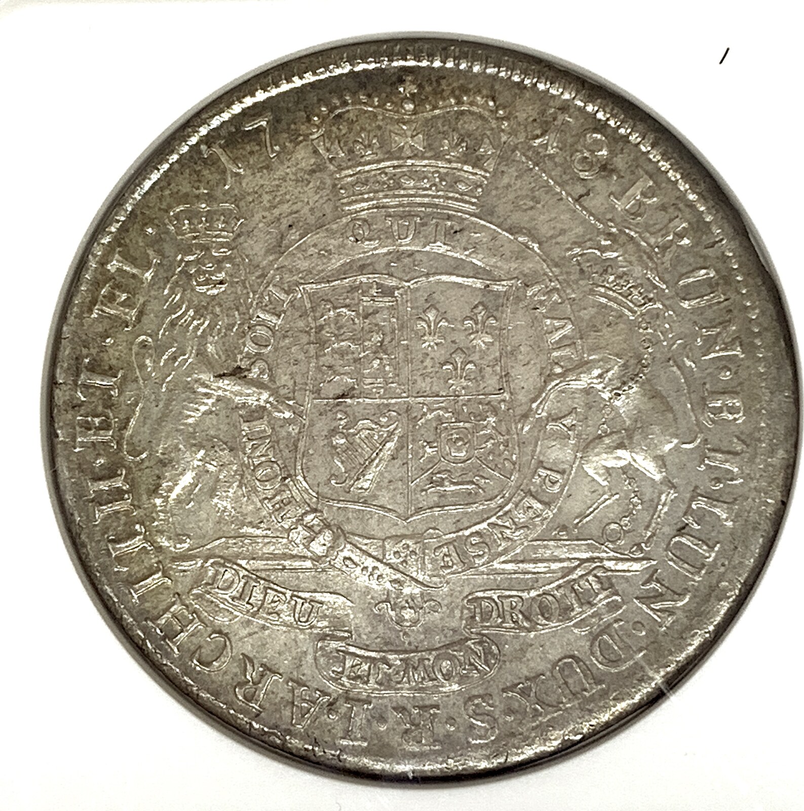 GERMANY 1718 HCB German States Brunswick-Luneburg 1718 Taler Coin ...