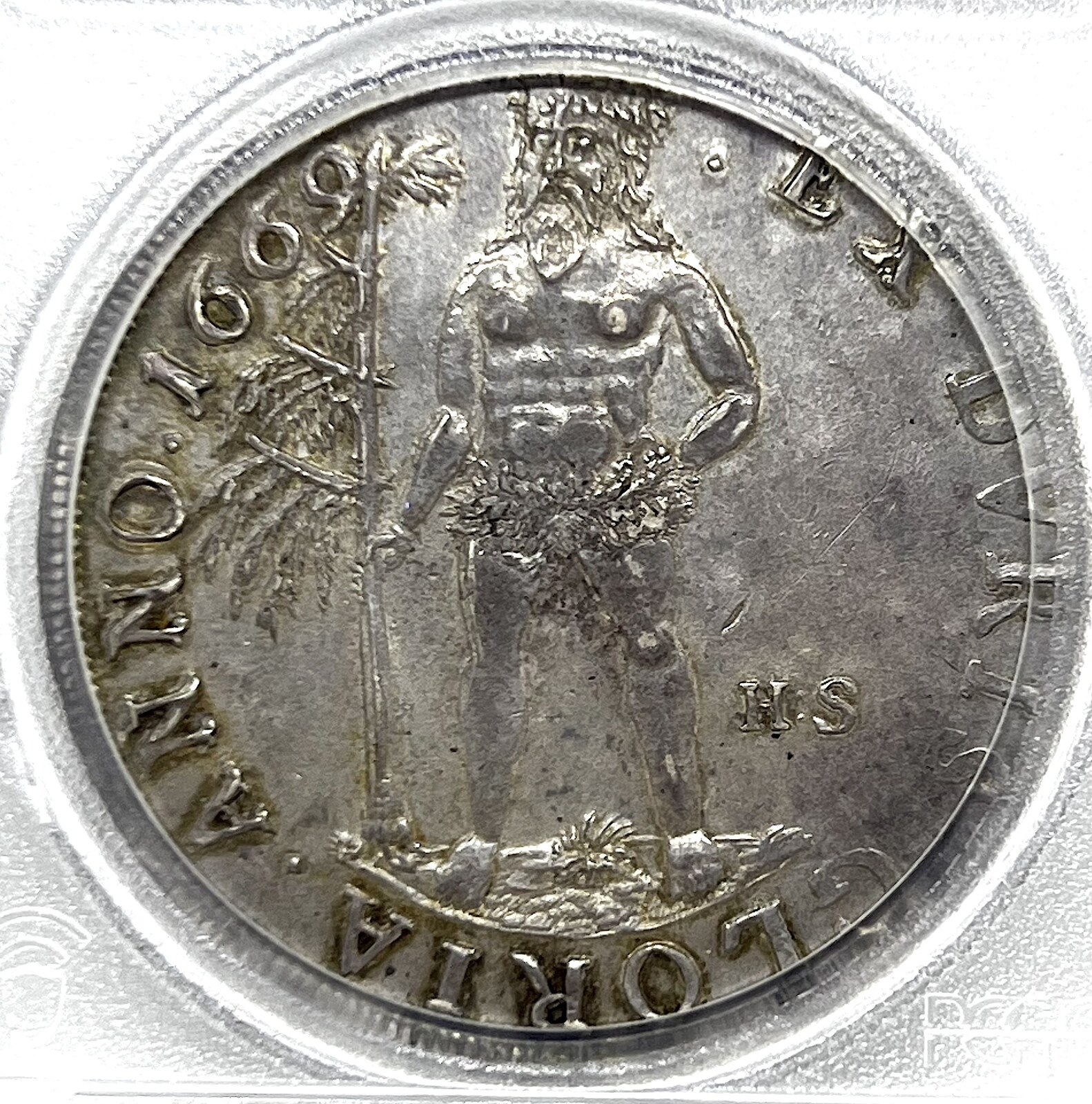 German States Brunswick-Luneburg 1669 Taler Coin Thaler PCGS MS 62 F ...