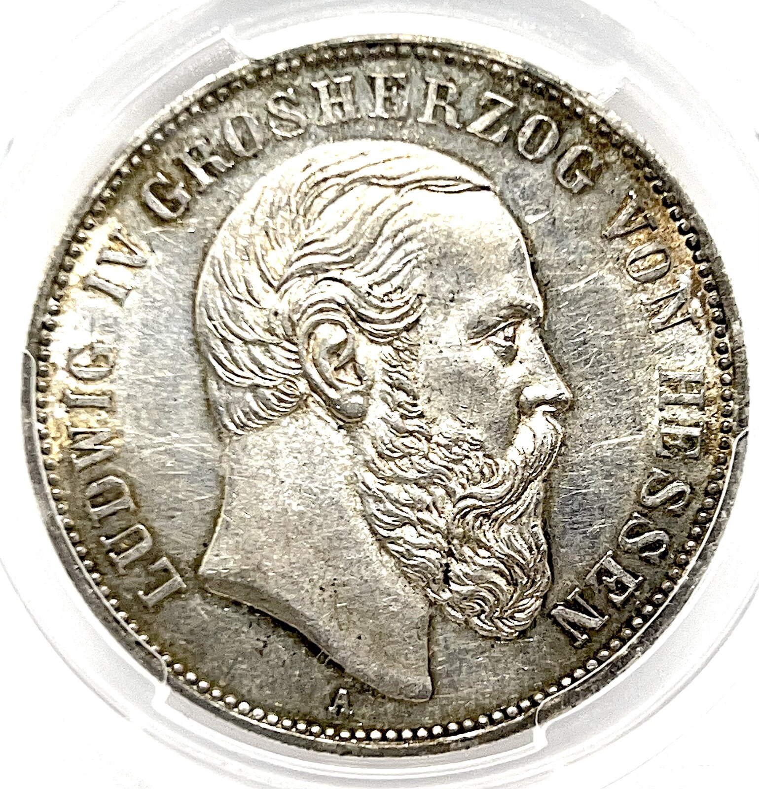 Hess-Darm German States Hesse-Darmstadt 1888 5 Mark PCGS MS 61 RARE UNC ...
