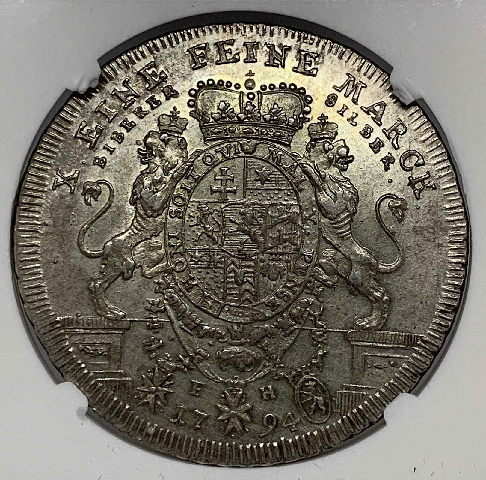 GERMANY 1794 H//FH German States Hesse-Cassel 1794 Taler Coin Thaler ...