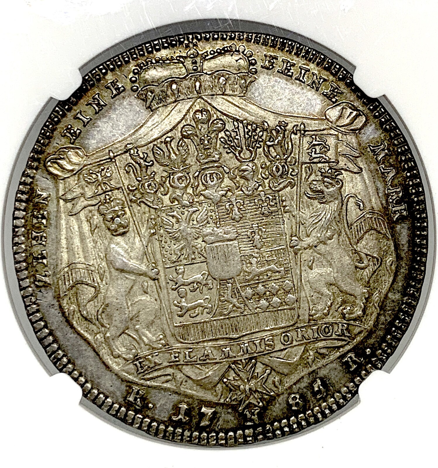 GERMANY 1785 OE//KNR German State Hohenlohe-Neuenstein 1785 Thaler Coin ...