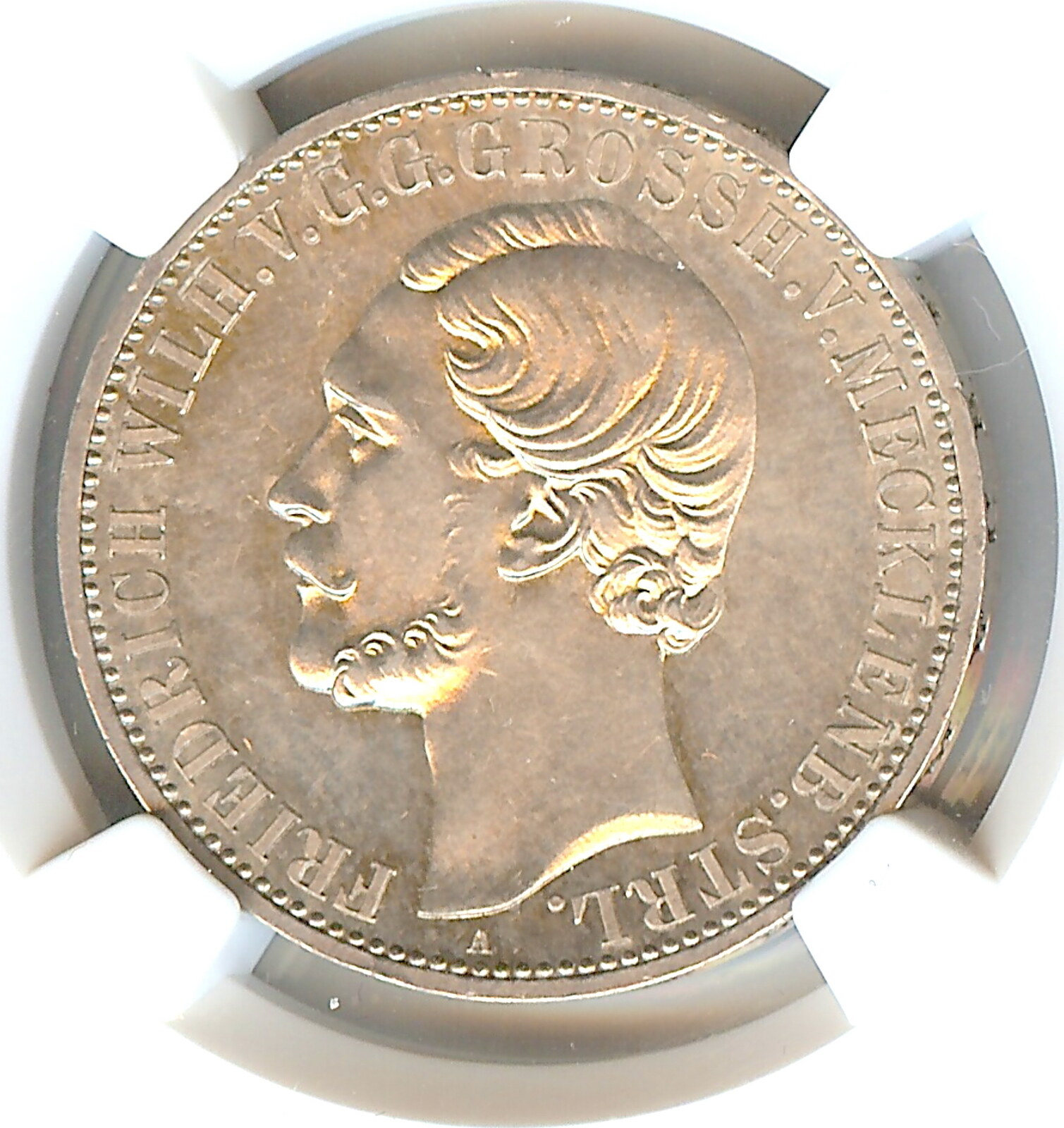 GERMANY 1870A German States Mecklenburg-Strelitz 1870 Taler Coin Thaler ...