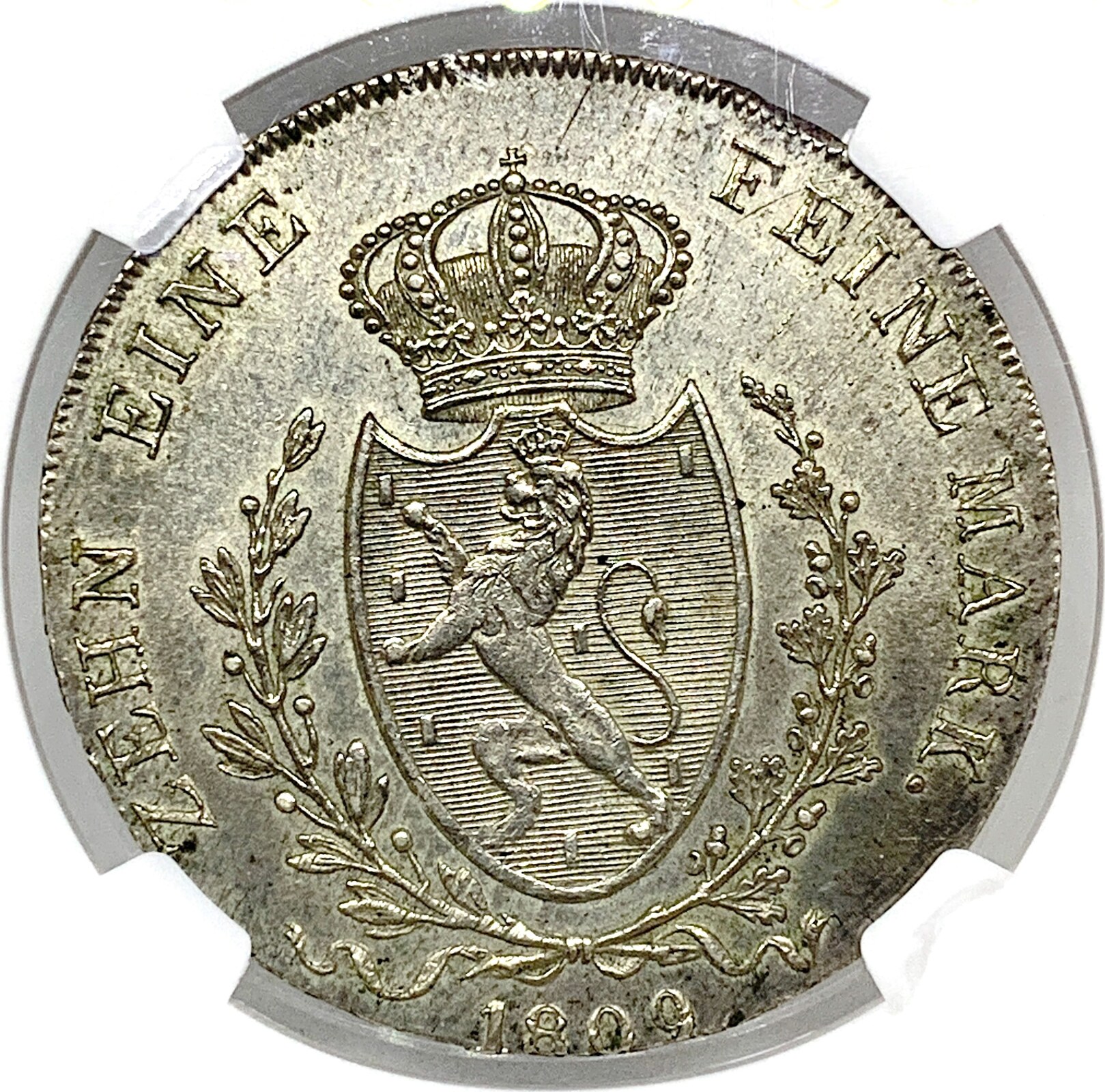 GERMANY German States Nassau-Weilburg 1809 L Taler Coin Thaler NGC MS ...