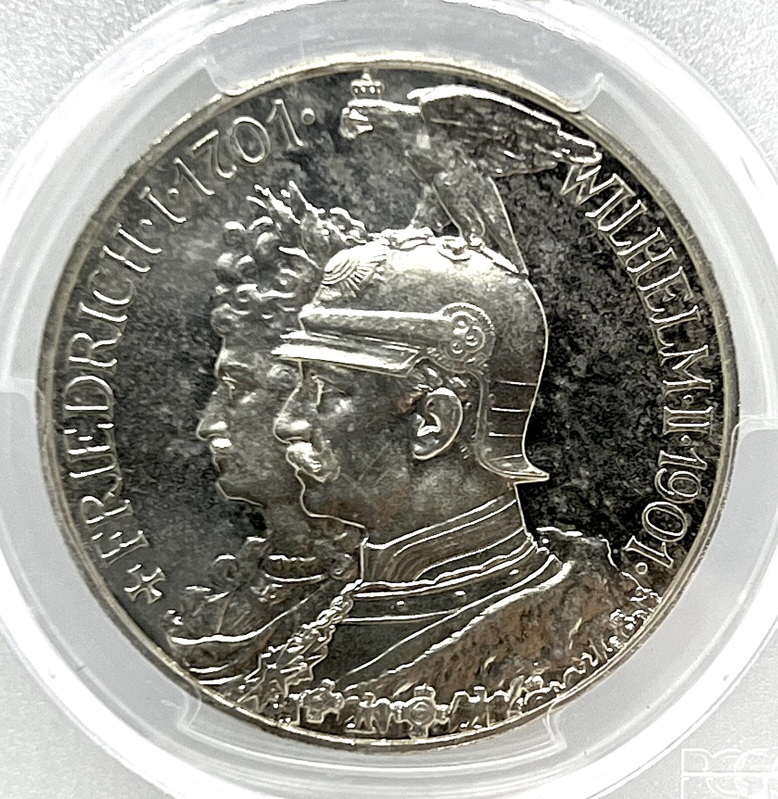 German State Prussia 1901 5 Mark PCGS PR64 PROOF PP Anniversary | MA-Shops