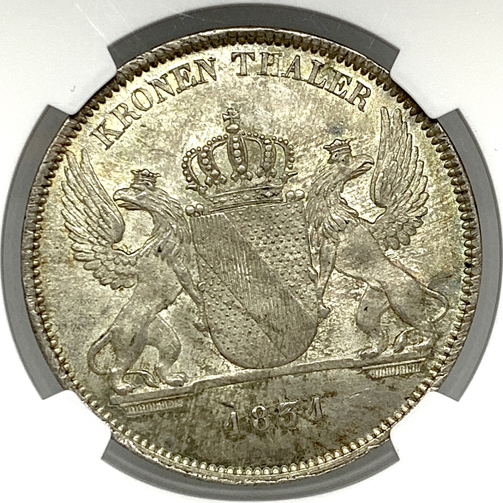 GERMANY 1831 German States Baden 1819 WD Taler Coin Thaler PCGS MS63 ...