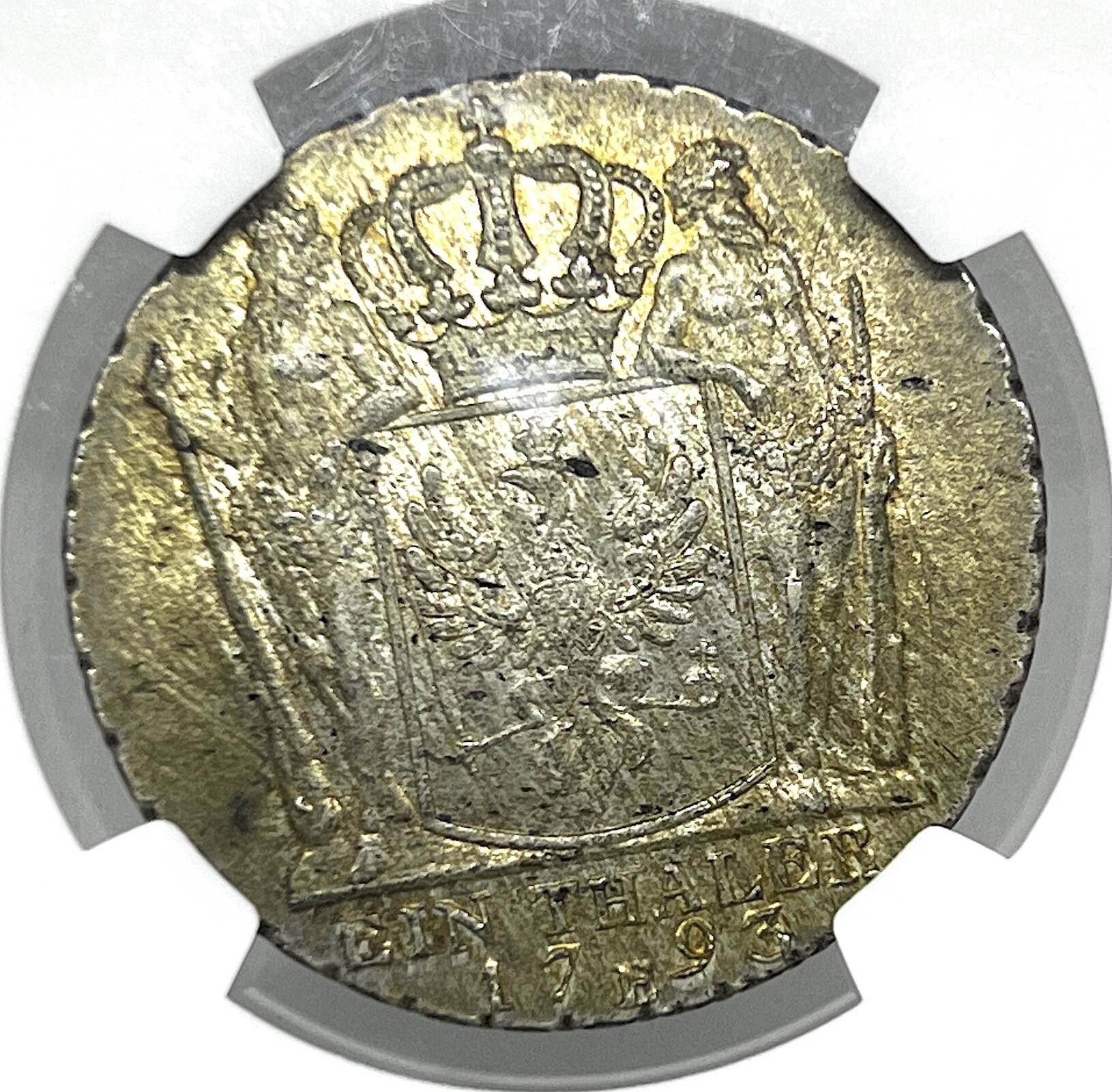 GERMANY 1793E German States Prussia 1793 E Taler Coin Thaler NGC MS 62 ...