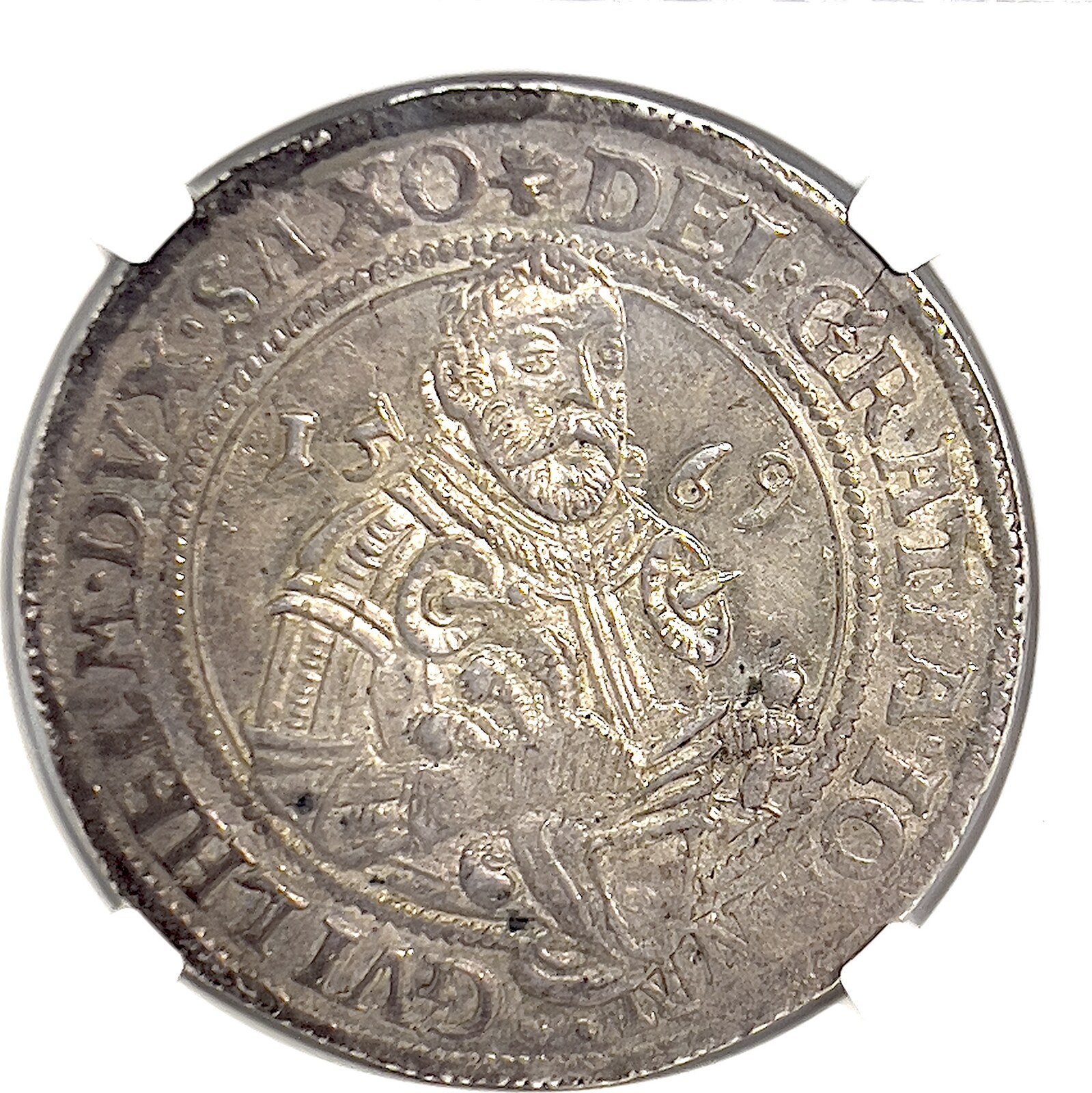 GERMANY German State Saxe-Old-Weimar 1569 Taler Coin NGCMS 63 VZ/STG ...