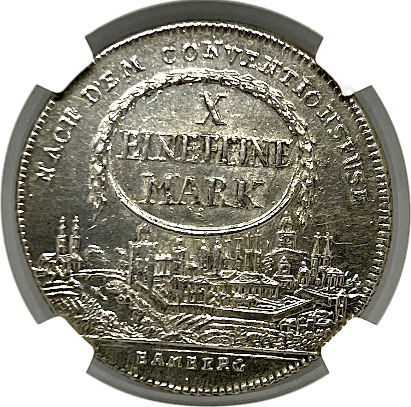 GERMANY German States Bamberg 1800 Taler Coin CITY VIEW Thaler NGC MS62 ...