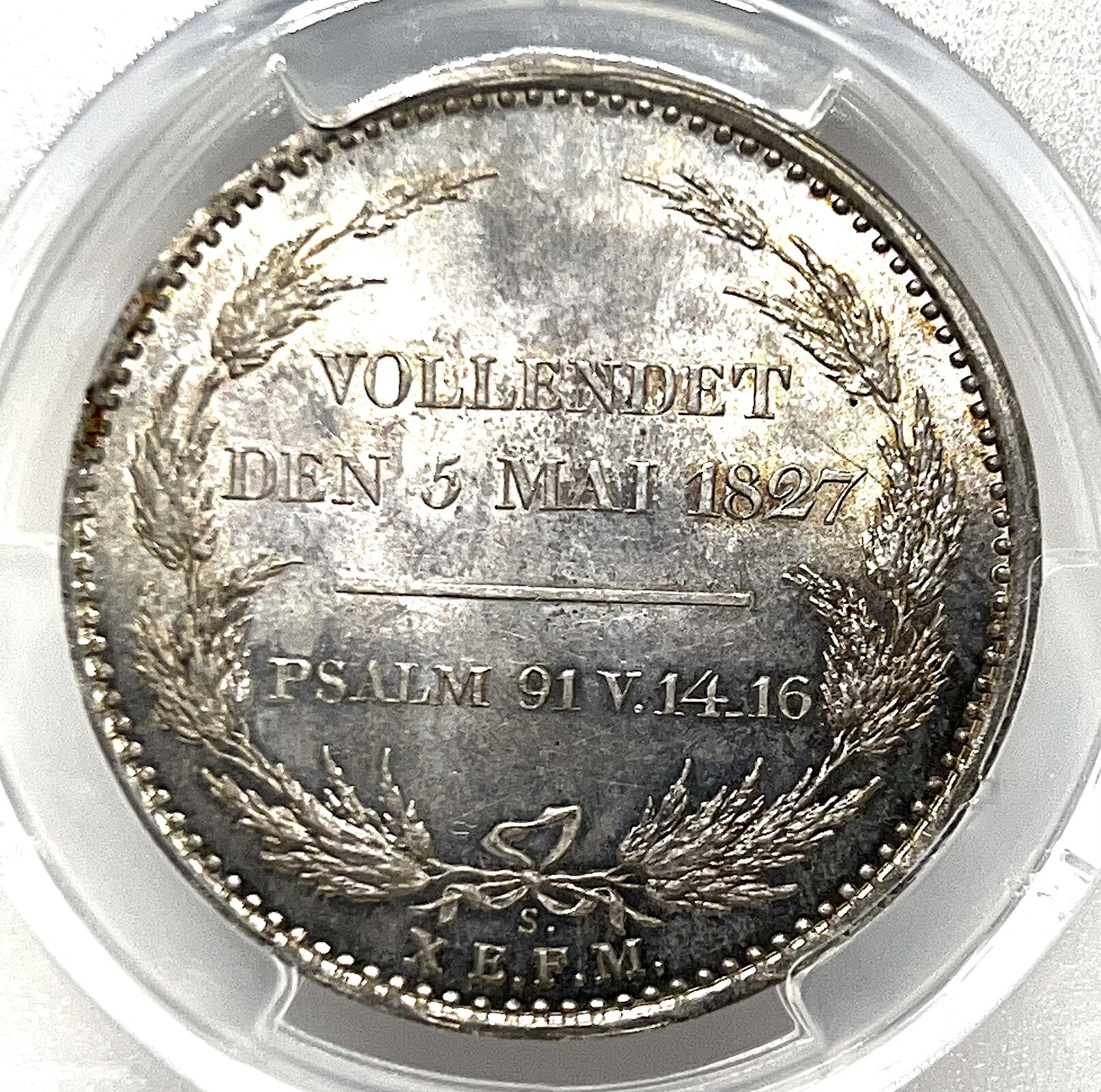 German States Saxony 1827 S Death Taler Coin Thaler PCGS MS 65 STG UNC ...