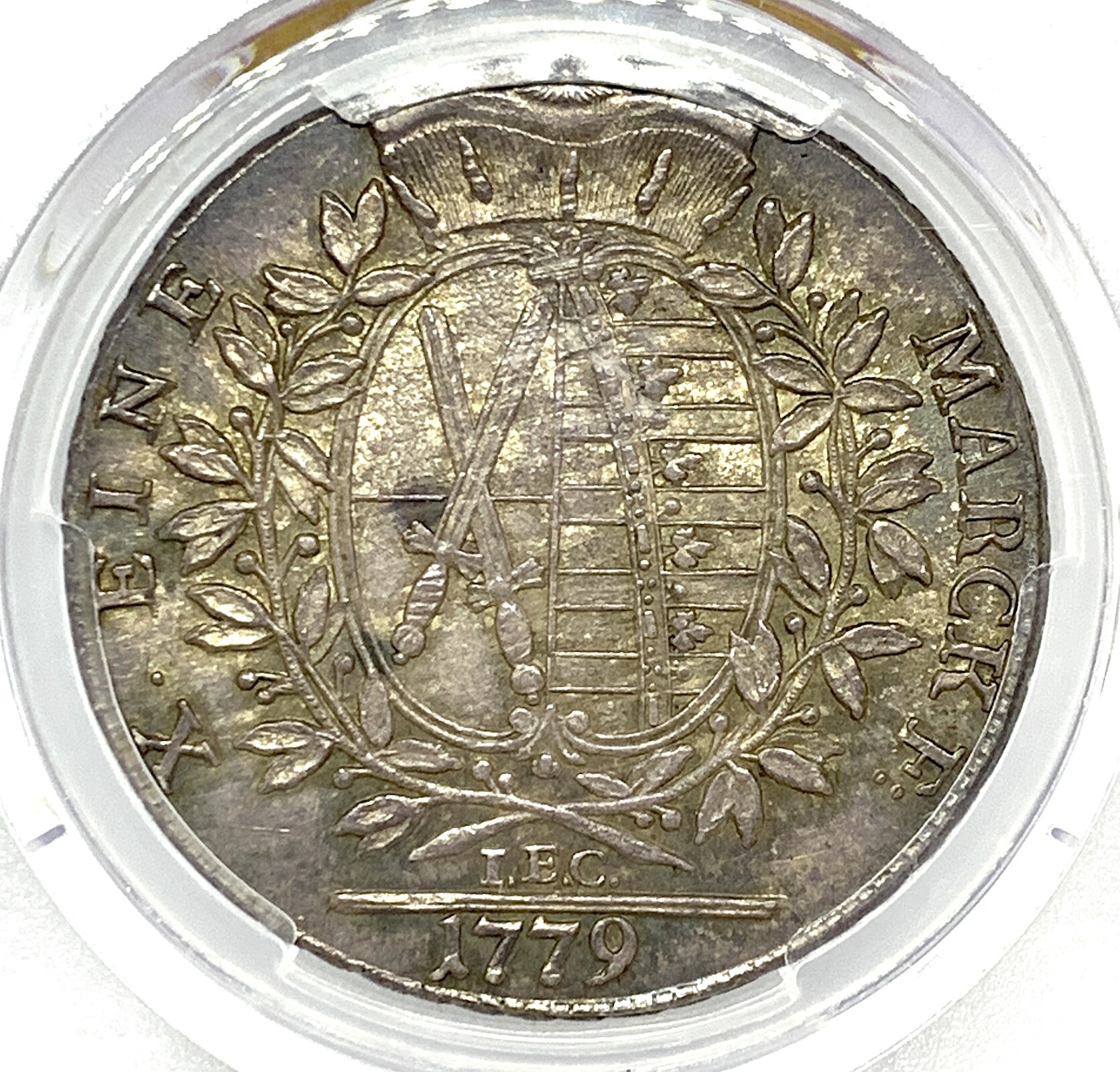 German States Saxony 1779 IEC Taler Coin Thaler PCGS MS 64+ F.STG/STG ...