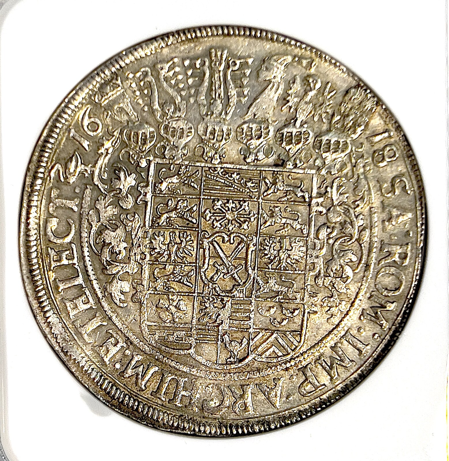 GERMANY German States Saxony 1618 Taler Coin NGC MS 63 F.STG/STG Thaler ...