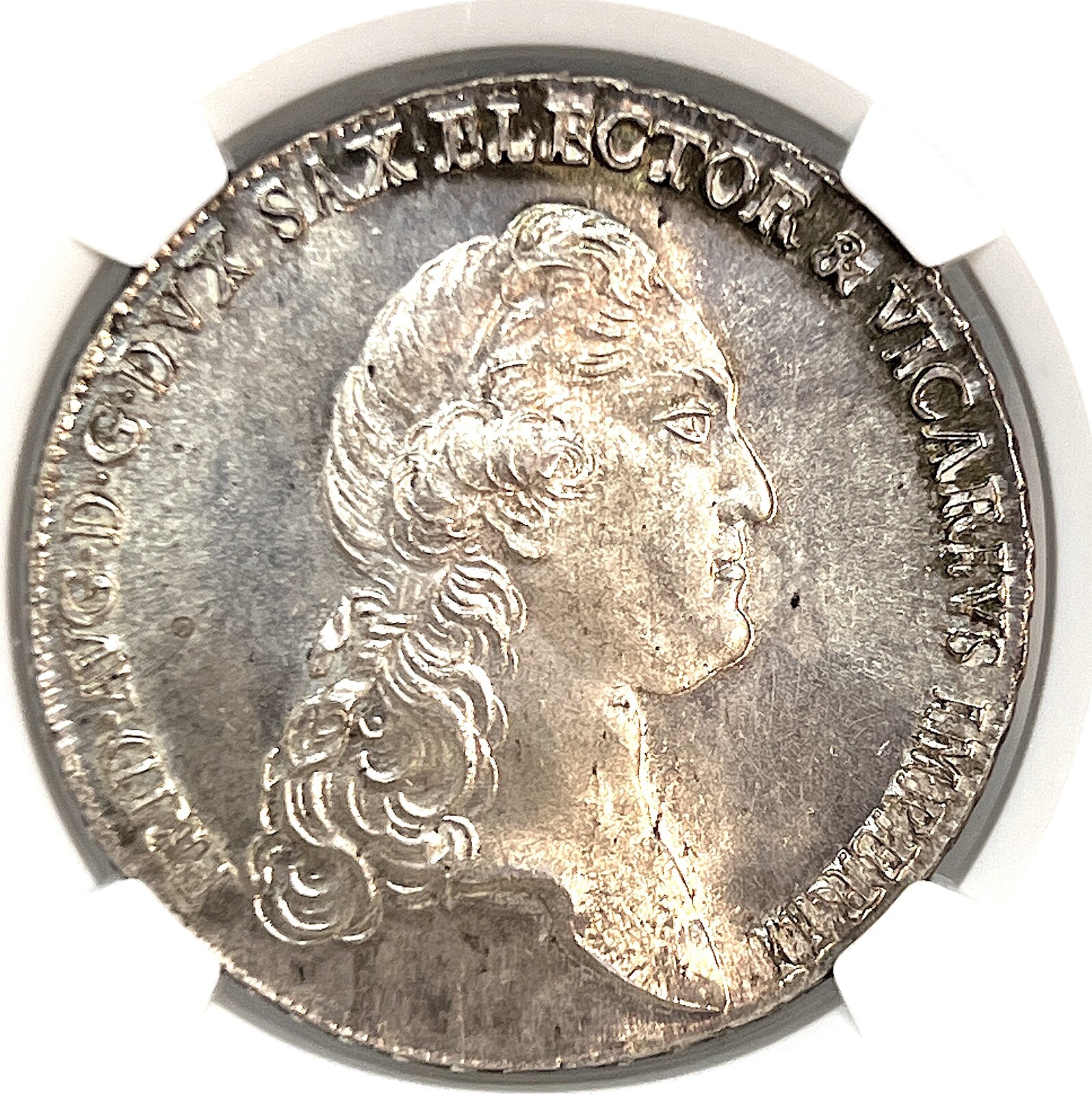 GERMANY German States Saxony 1790 IEC Vicariat Taler Coin Thaler NGC MS ...