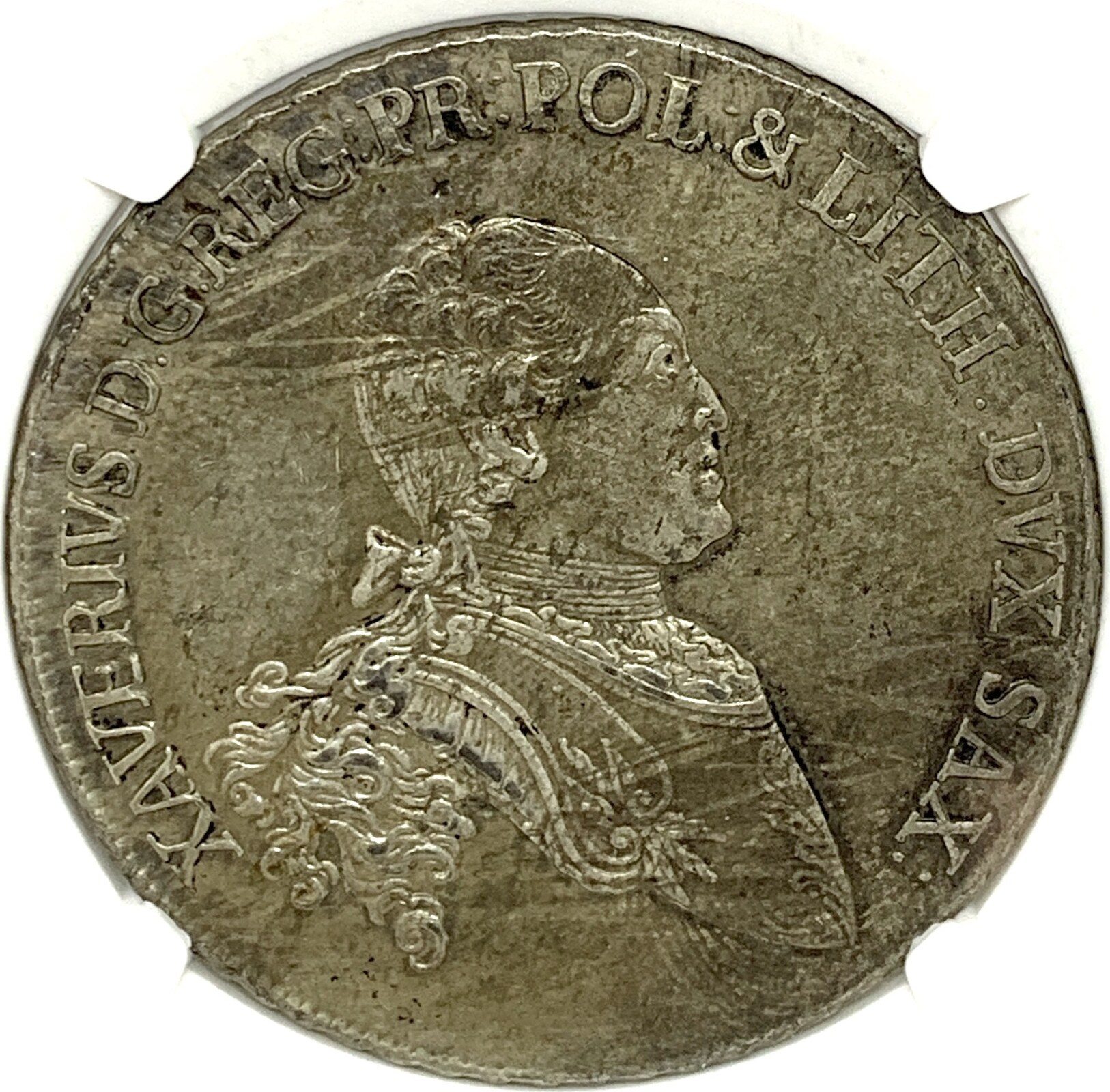 GERMANY 1765 EDC German States Saxony 1765 Taler Coin Thaler NGC MS 62 ...