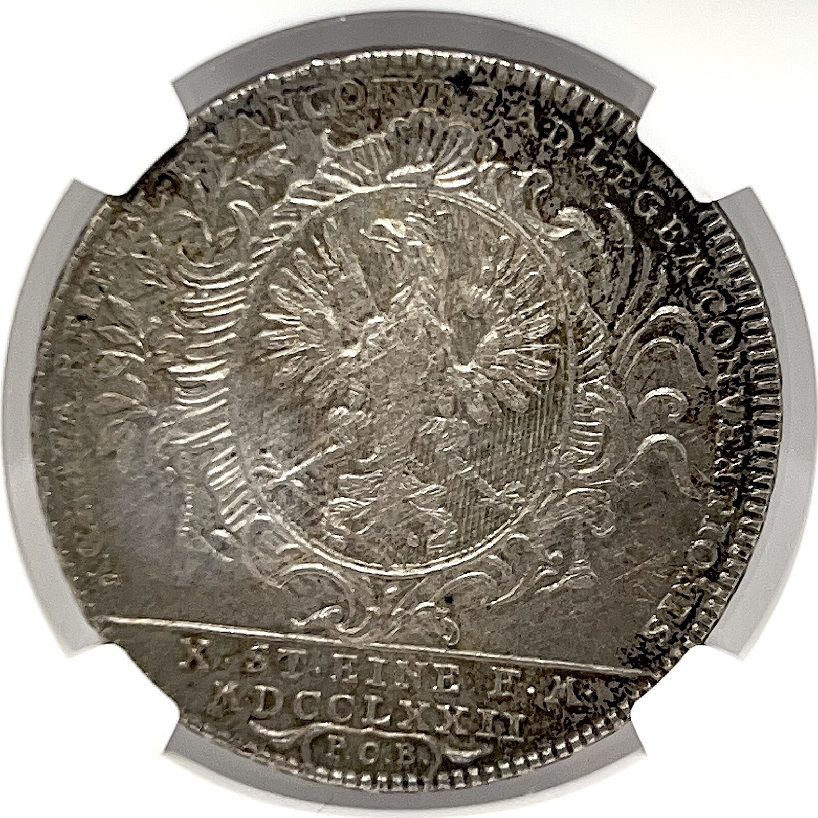 GERMANY 1772 PCB OE German States Frankfurt 1772 Taler Coin Thaler NGC ...