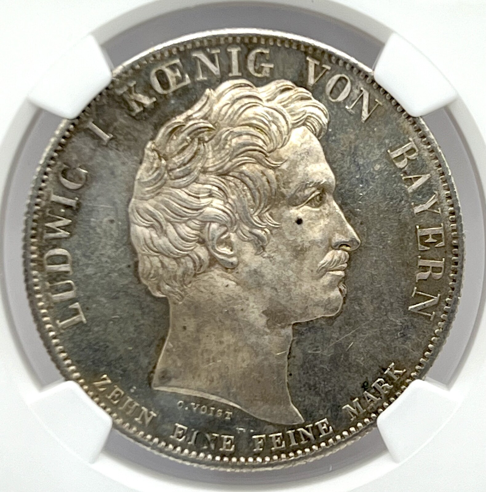 GERMANY German States Bavaria 1833 Taler Coin Thaler NGC MS 63+ F.STG ...