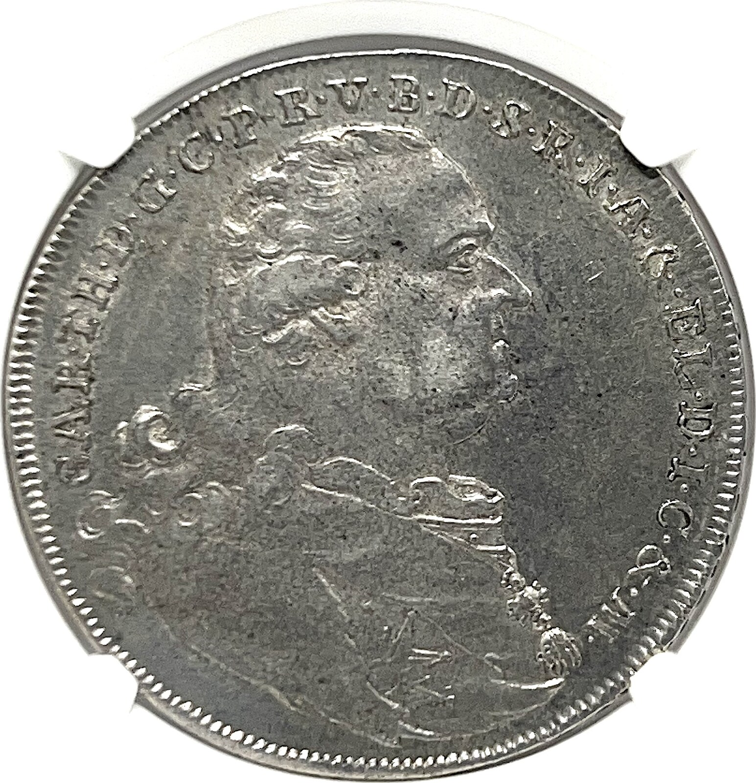 GERMANY German States Bavaria 1795 Taler Coin Thaler NGC MS 62 VZ/F.STG ...