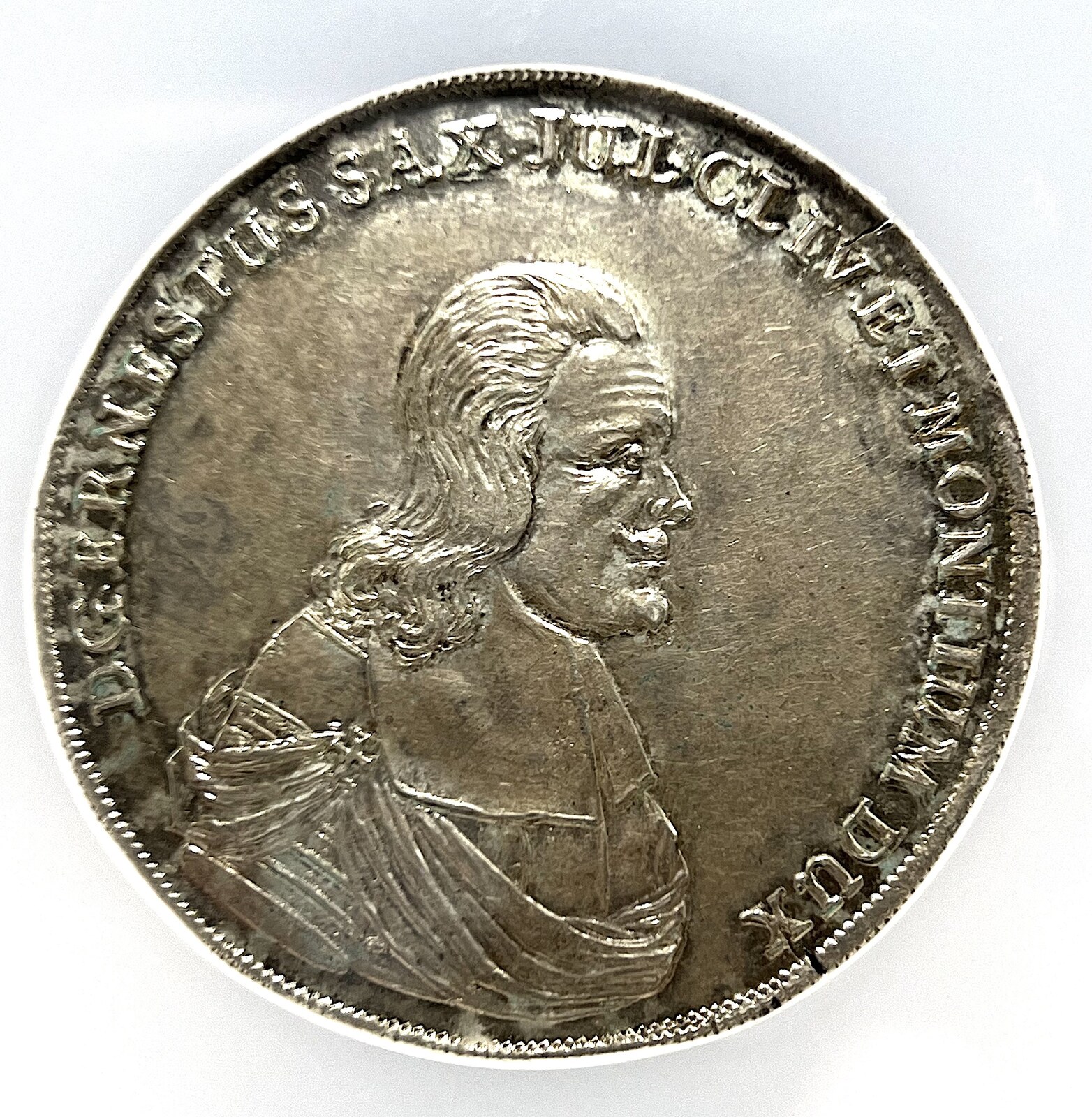 GERMANY German States Saxe-New-Gotha 1675 DEATH Taler Coin NGC MS 62 VZ ...