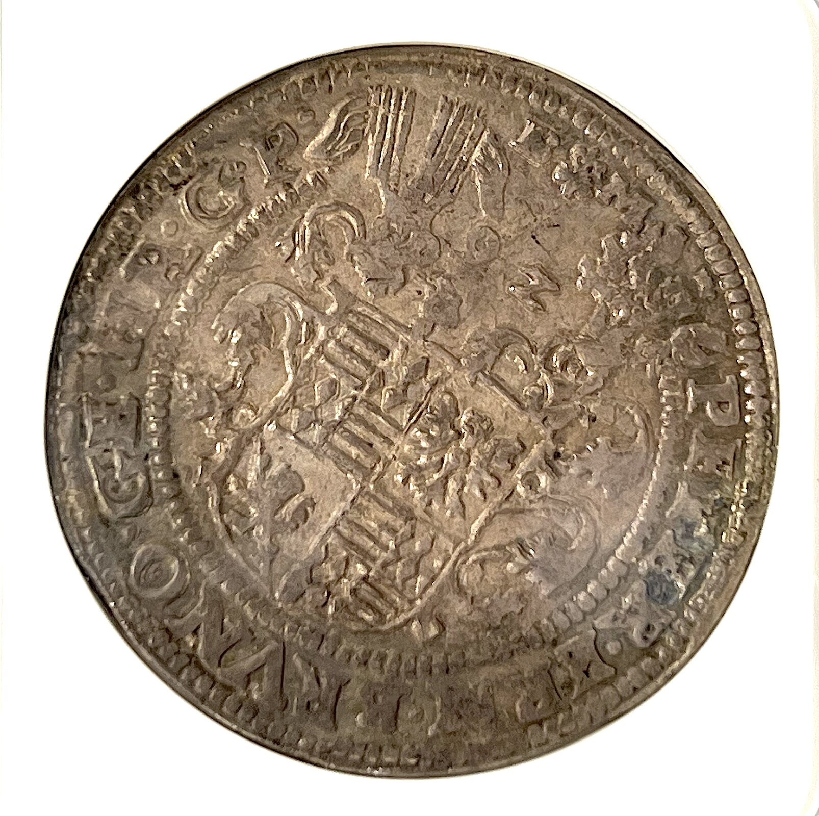 GERMANY 1592 BM German States Mansfeld-Friedeburg 1592 Taler Coin ...